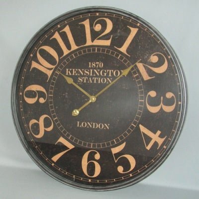 1870 Kensington Station Clock 68cm-World Of Decor