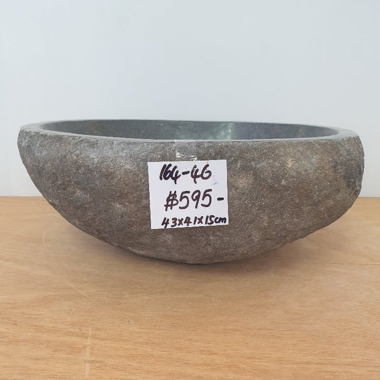 Stone Hand Basin - Volcanic Rock Collection New Zealand– World Of Decor