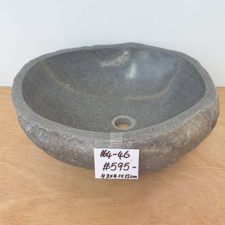 Stone Hand Basin - Volcanic Rock Collection New Zealand– World Of Decor