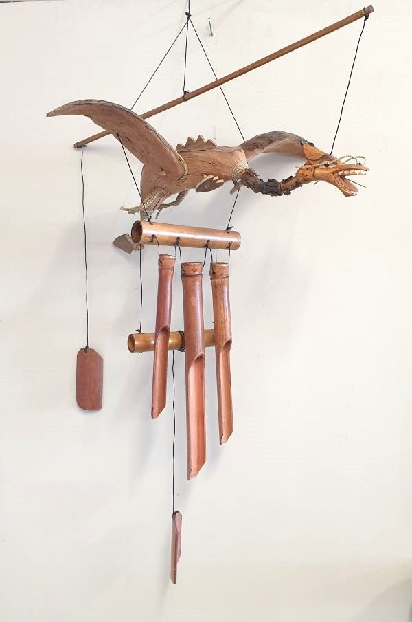 Dragon Wind Chimes-Natural-World Of Decor