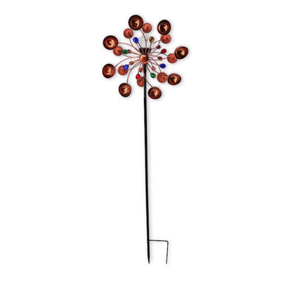 Wind Spinner Solar Light-Multi Jewel-World Of Decor